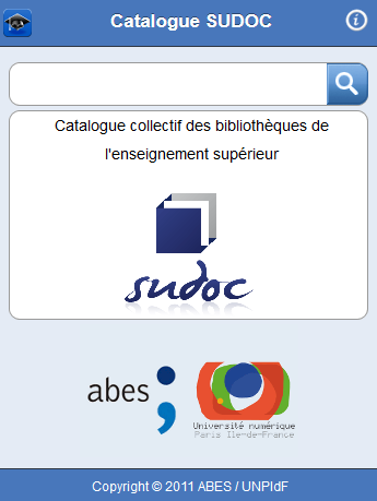 Fermeture du "Sudoc Mobile" - FIL'ABES